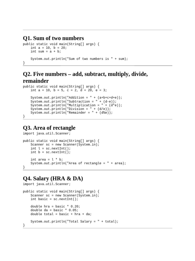 ans of 30 ques | PDF | Area | Elementary Mathematics
