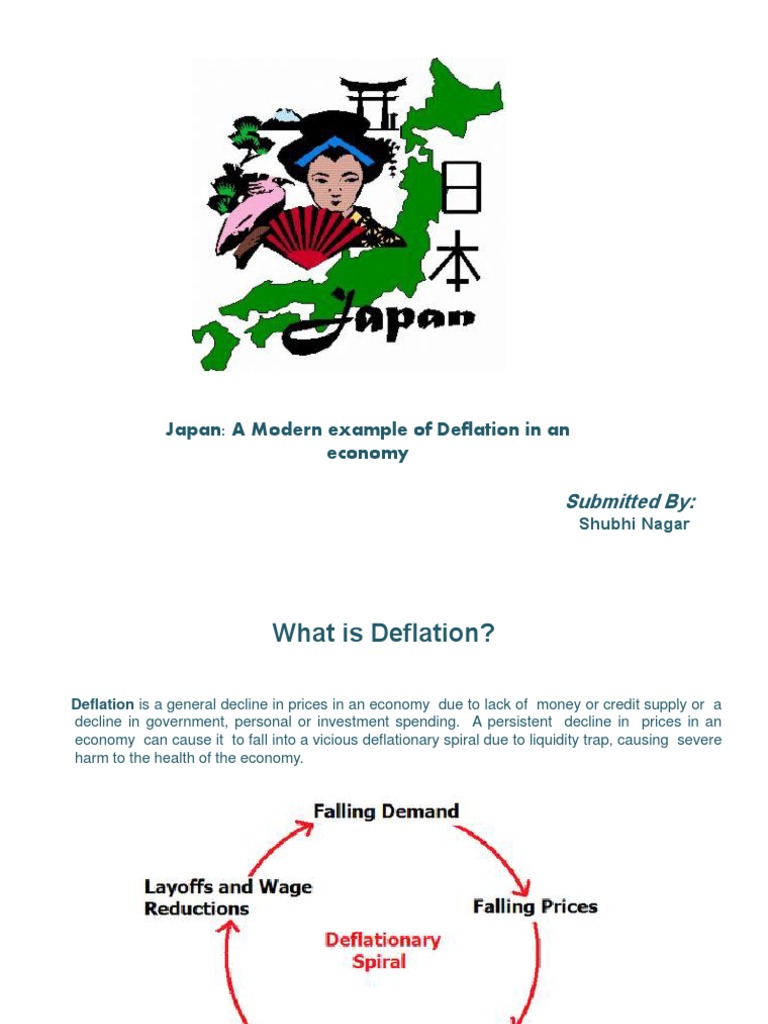 Japan: A Modern Example of Deflation in An Economy: Submitted by | PDF ...