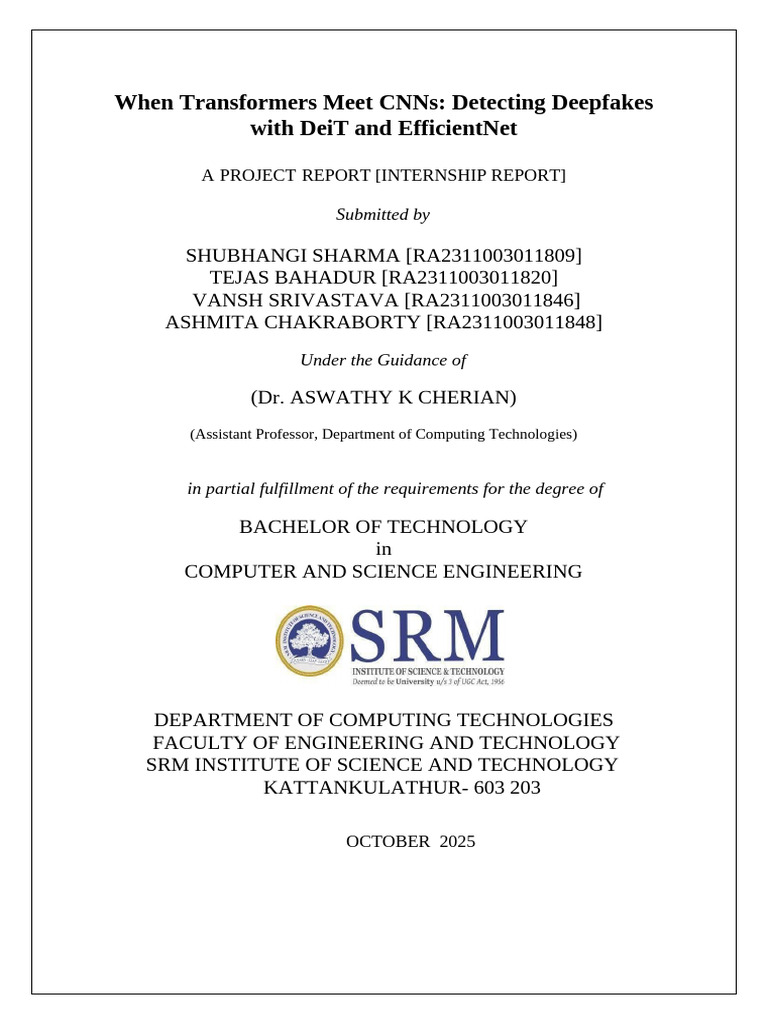 Ml Final Project Report | PDF | Deep Learning | Machine Learning
