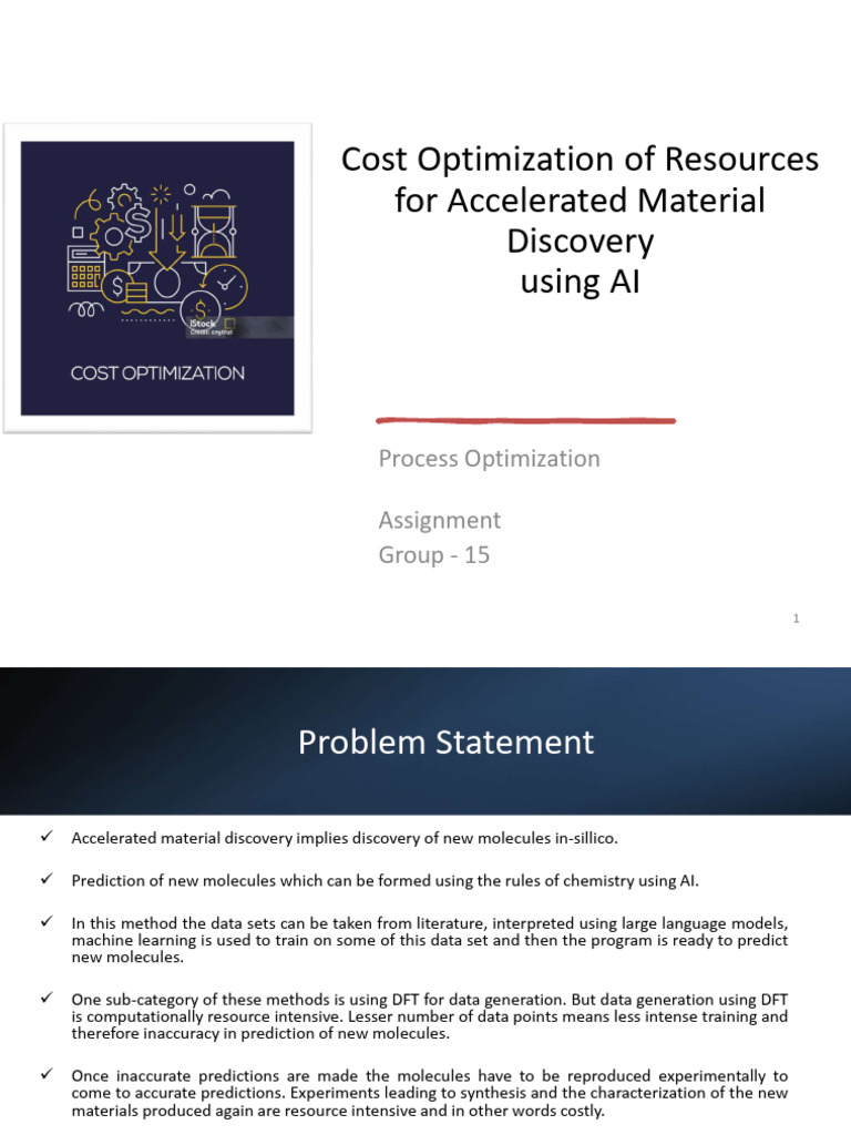 Cost Optimization in AI Material Discovery | PDF | Artificial ...