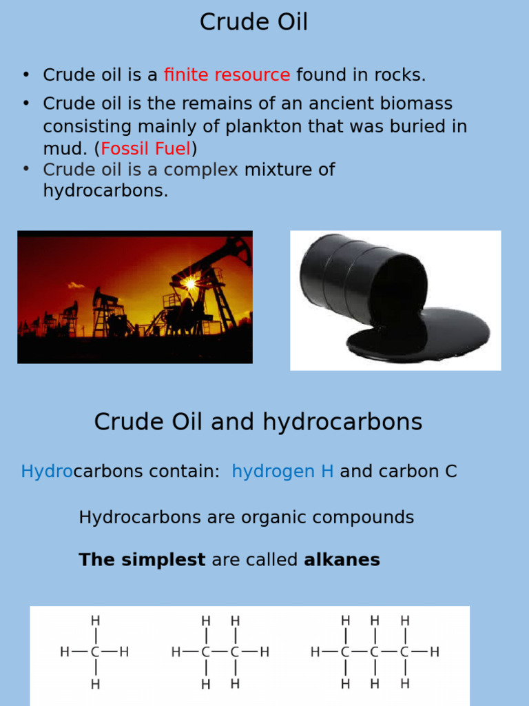 Understanding Crude Oil and Its Uses | PDF | Petroleum | Hydrocarbons