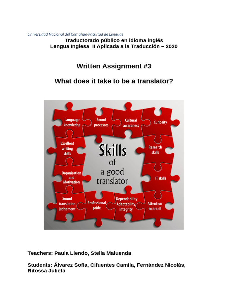 WA3_RC_rewriteversion | PDF | Translations | Communication