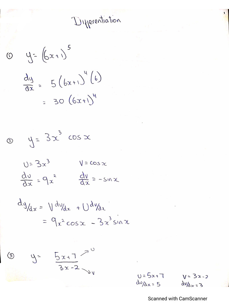 Differentiation 2 | PDF
