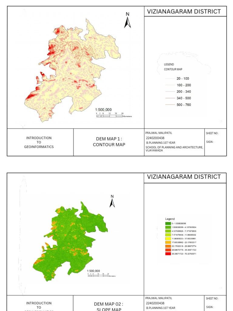 Geoinformatics DEM Maps Overview | PDF