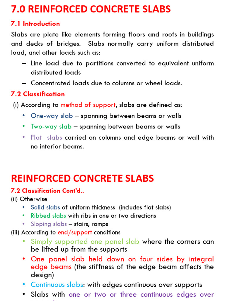 Design Guide for One-Way Concrete Slabs | PDF | Beam (Structure ...