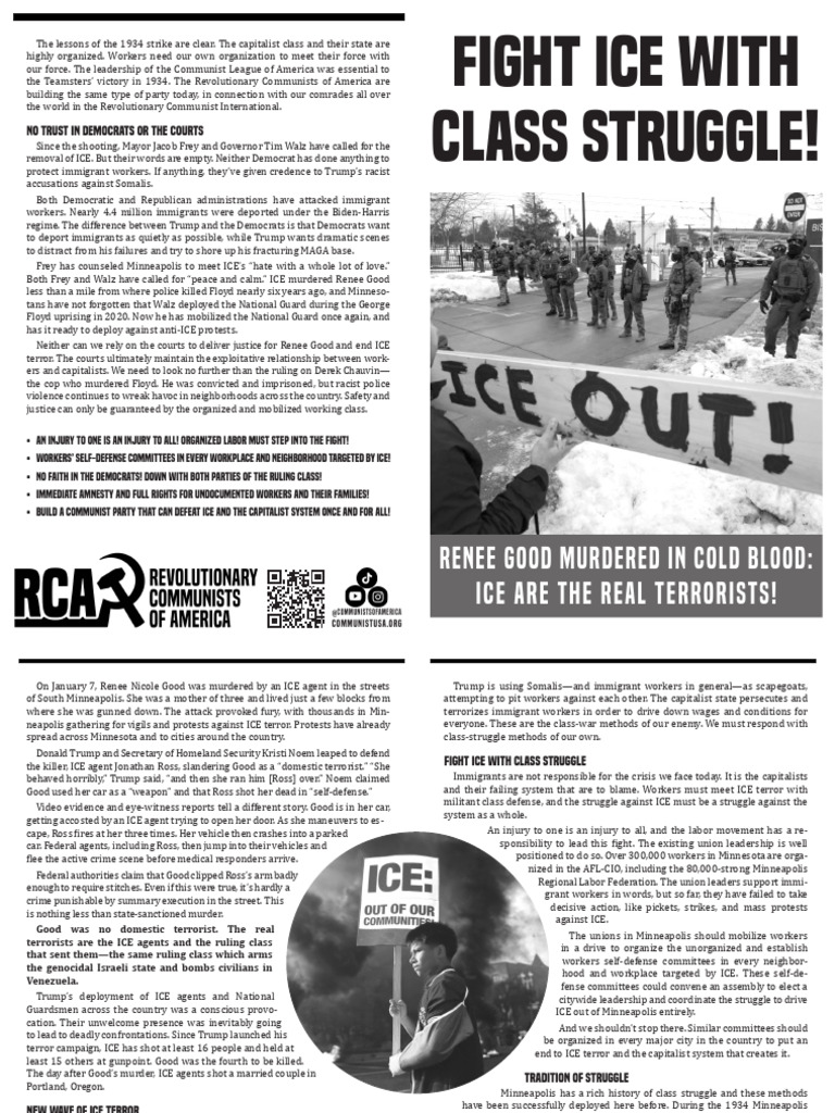 Fight ICE: Lessons from 1934 Strikes | PDF | U.S. Immigration And ...