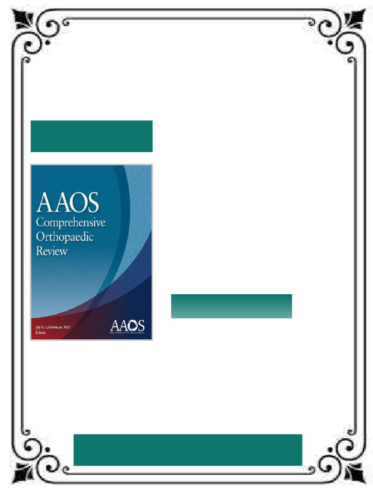 AAOS Comprehensive Orthopaedic Review 1 Pap/Pas Edition Jay R Lieberman ...
