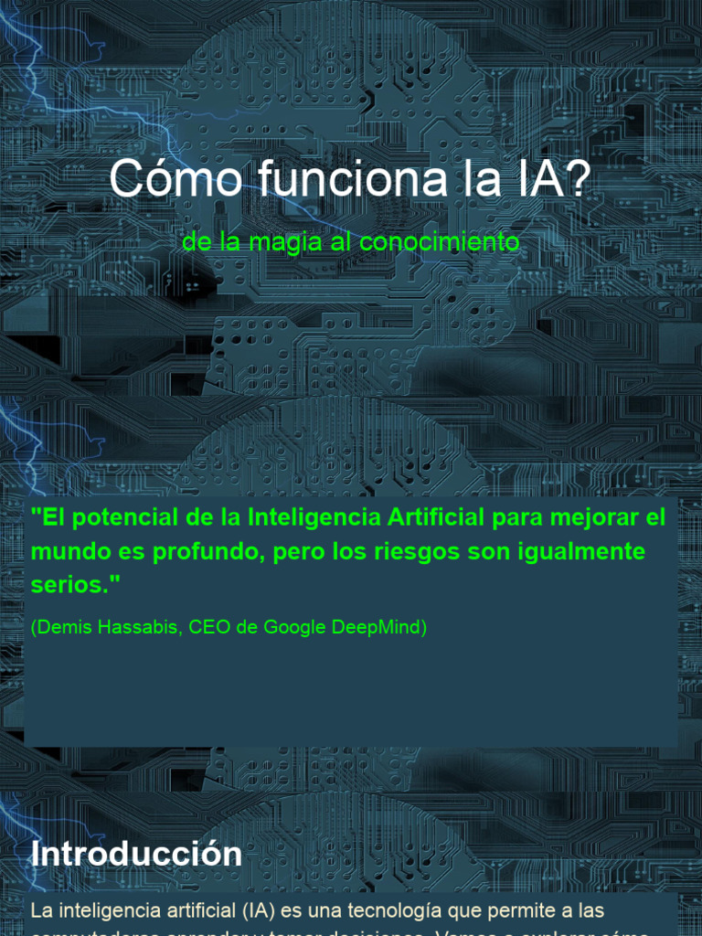 Como Funciona La IA | PDF | Inteligencia artificial | Inteligencia (IA) y semántica