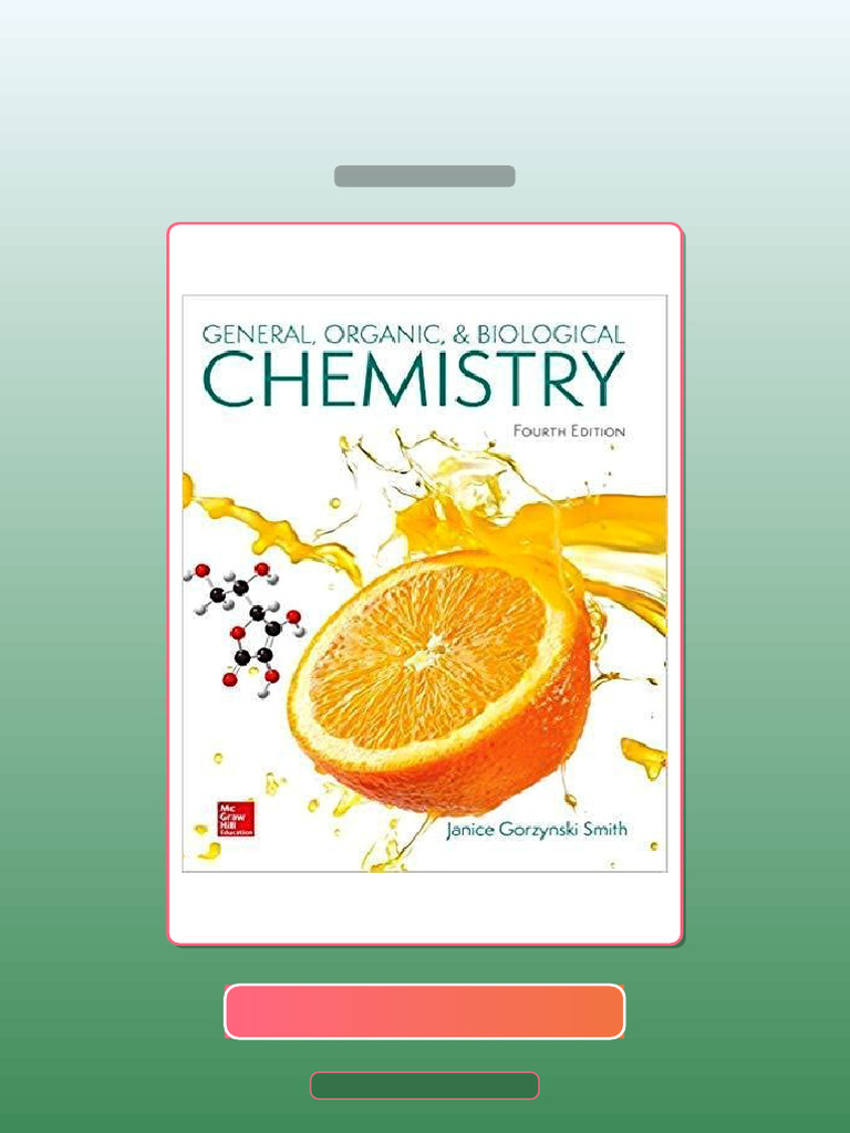 Test Bank for General Organic Biological Chemistry 4th Edition | PDF ...