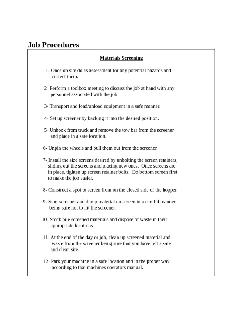 Materials Screening | PDF
