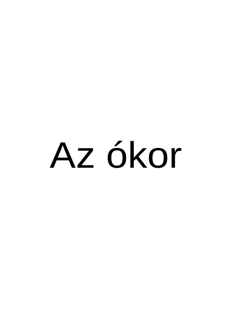 Az Ókor | PDF
