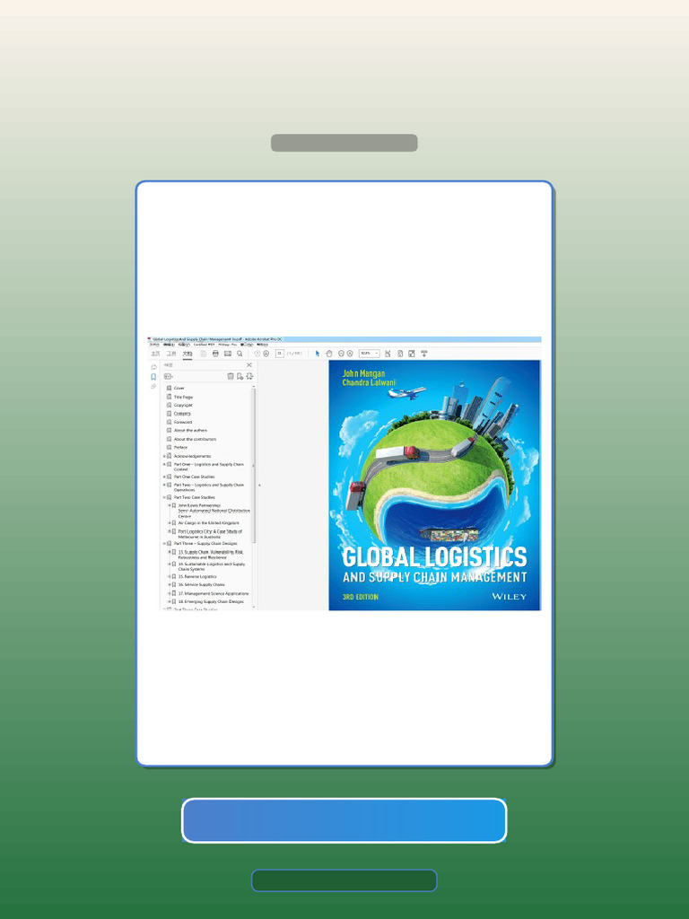 Test Bank for Global Logistics and Supply Chain Management 3e | PDF ...