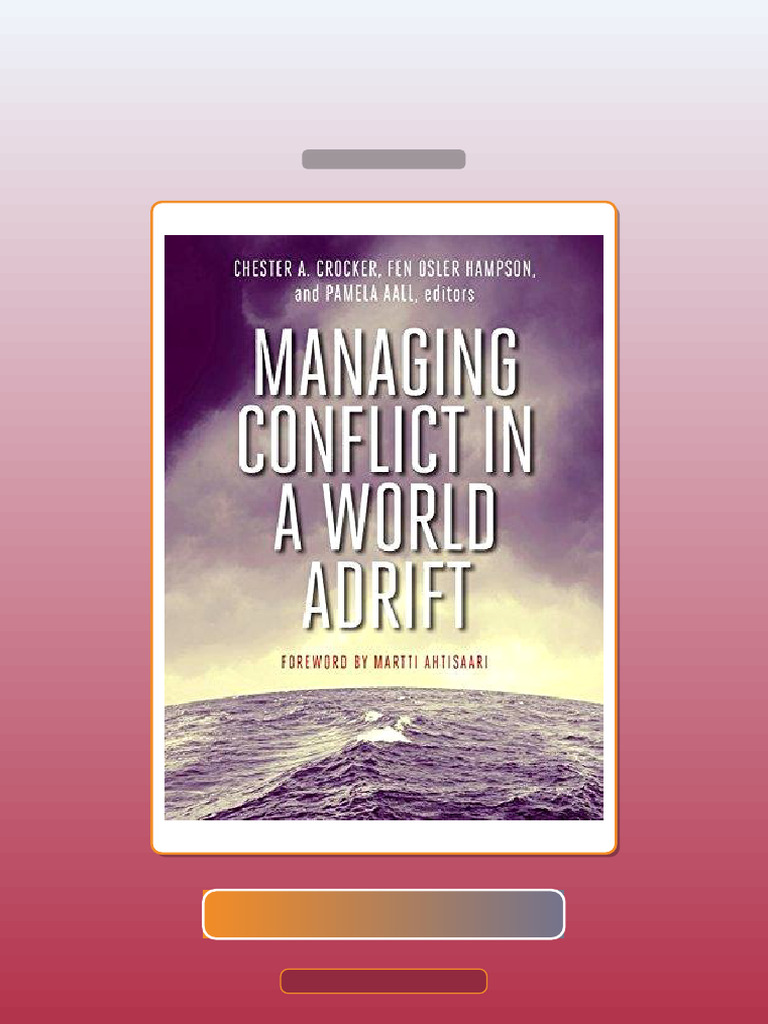 Test Bank for Managing Conflict in a World Adrift | PDF | Multiple ...