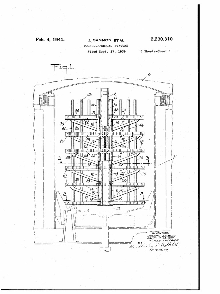 Work-Supporting Fixture Patent 2,230,310 | PDF