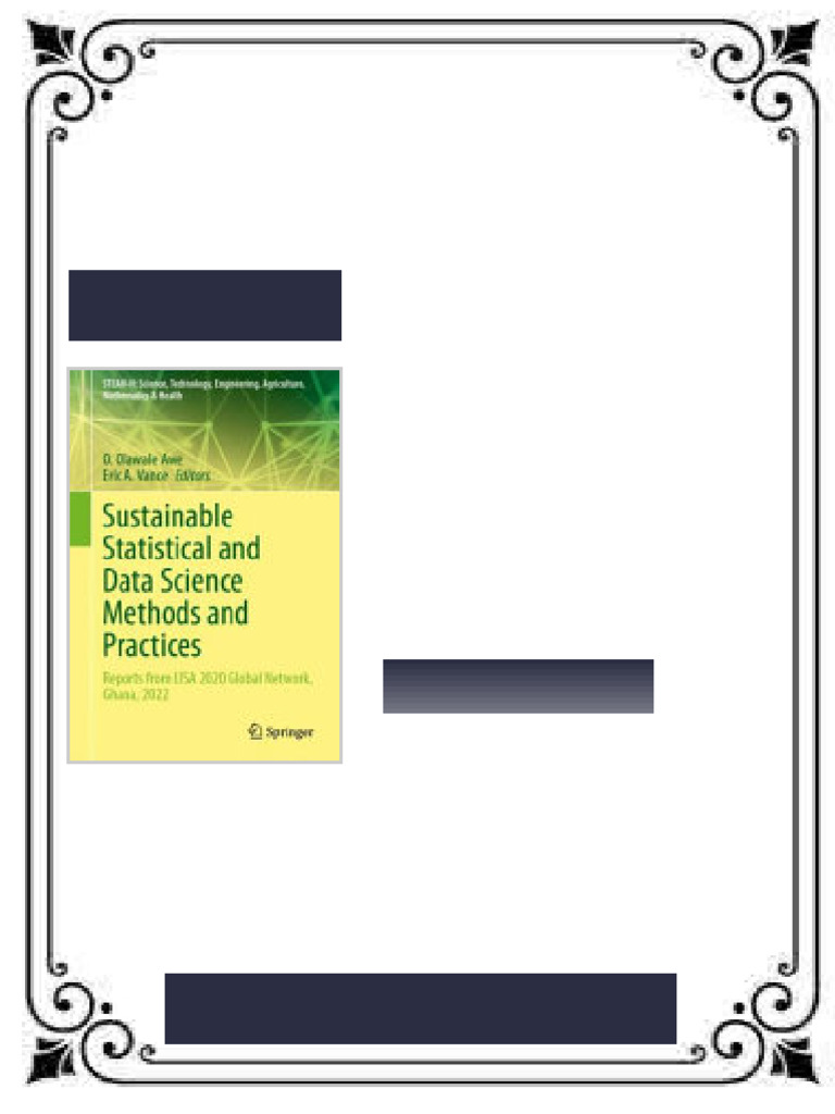 Sustainable Statistical and Data Science Methods and Practices 1st Edition O. Olawale Awe eBook ...