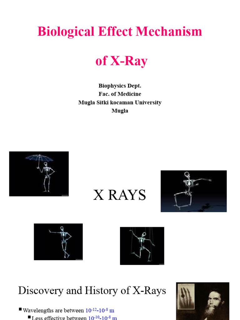 4) Biological Effect Mechanism of X-Ray | PDF | X Ray | Electron