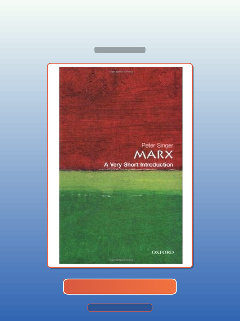 Test Bank for Marx a Very Short Introduction | PDF | Multiple Choice