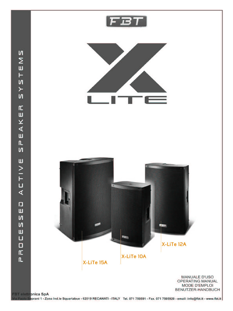 User Manual X LITE | PDF