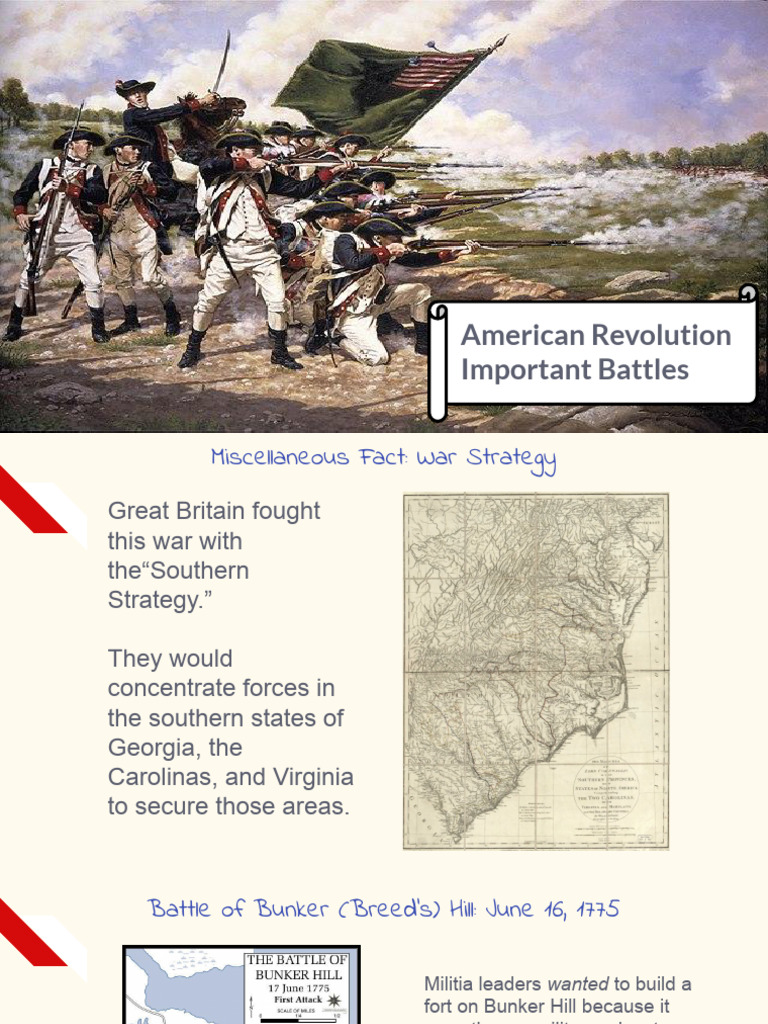 British Southern Strategy in the American Revolution | PDF | Valley ...