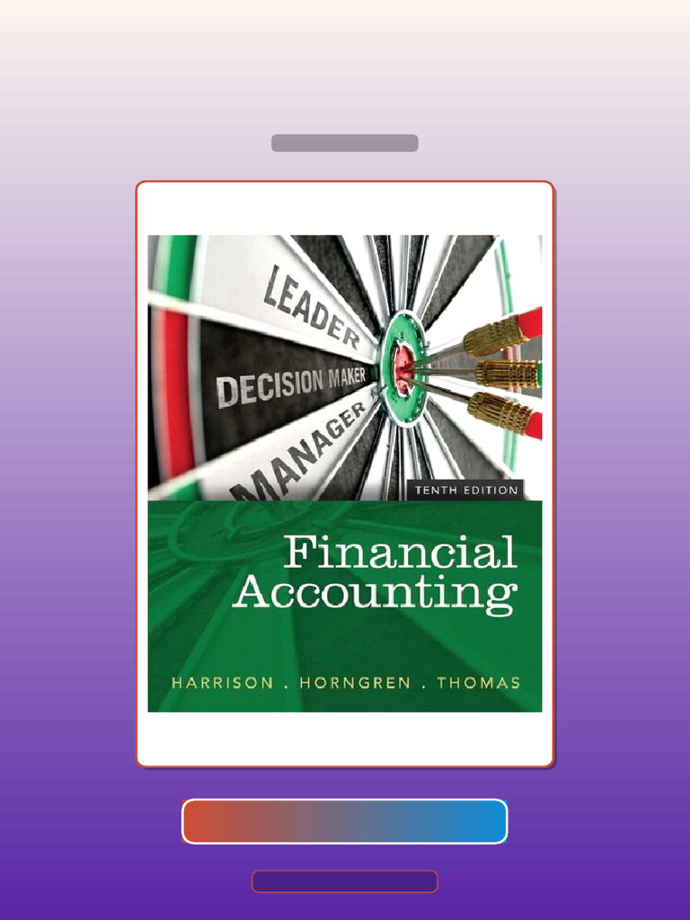 Test Bank for Financial Accounting Harrison 10th Edition | PDF ...