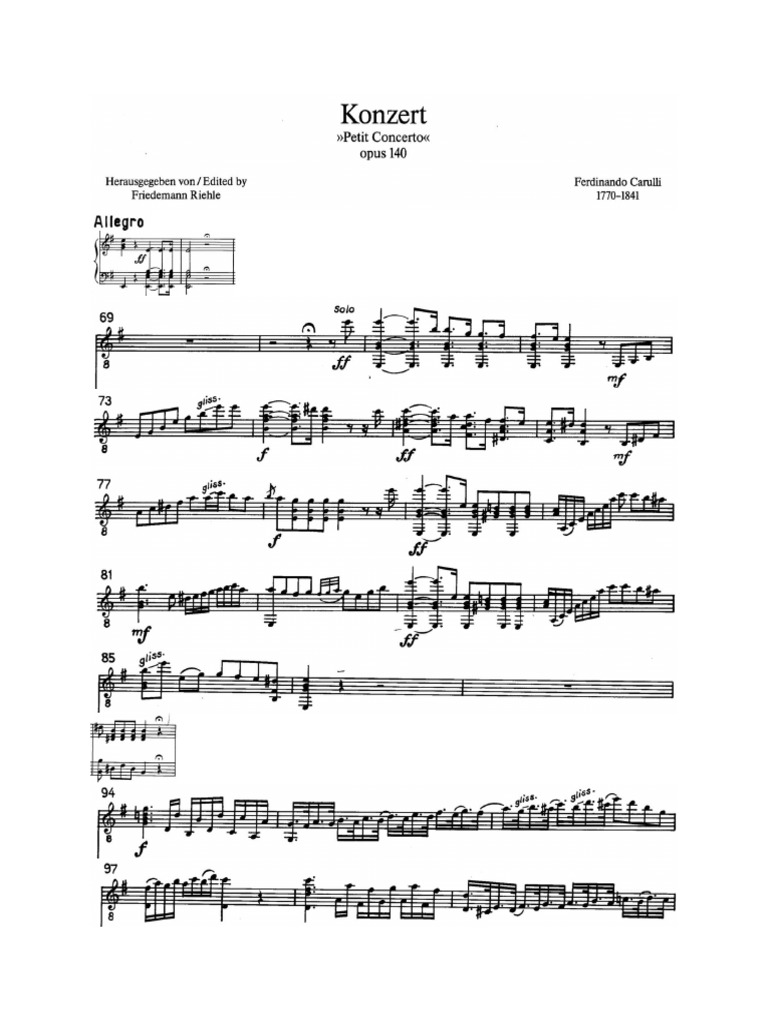 Carulli - Guitarra | PDF