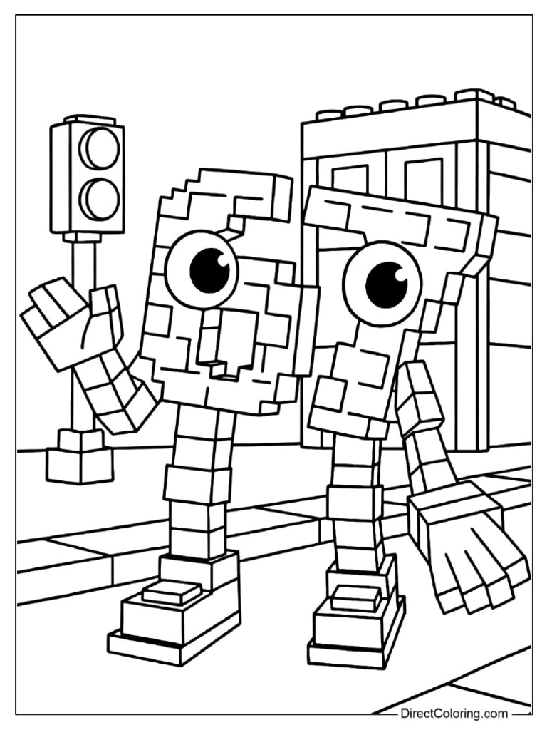 67 Steal A Brainrot Coloring Page | PDF