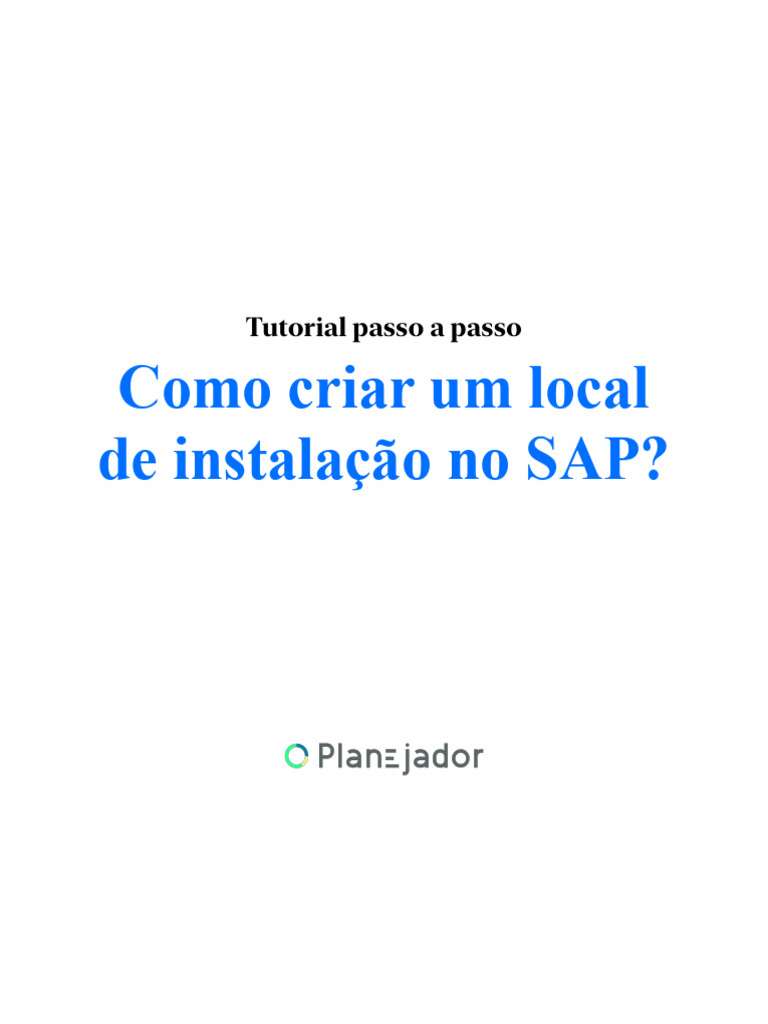 Tutorial Sap | PDF
