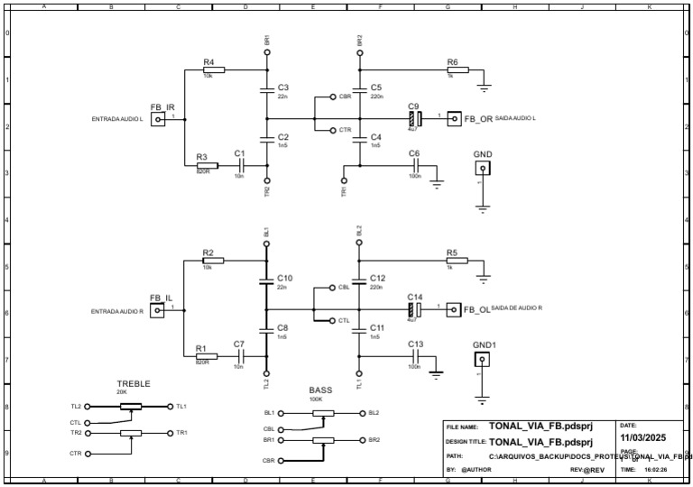 Tonal Audio Circuit Design Project | PDF