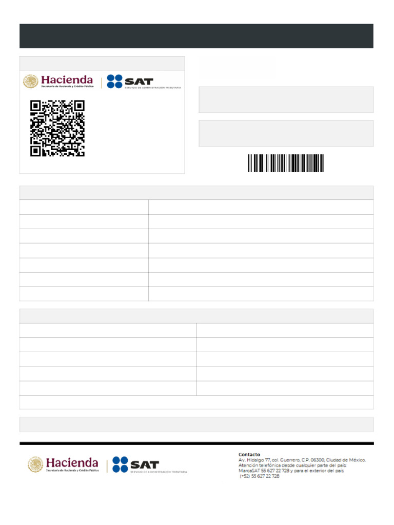 Cédula de Identificación Fiscal SME050105T59 | PDF | Impuesto sobre la ...