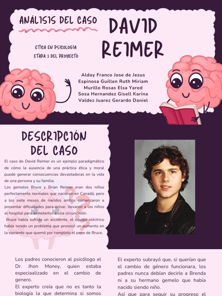 Analisis del caso David Reimer | PDF