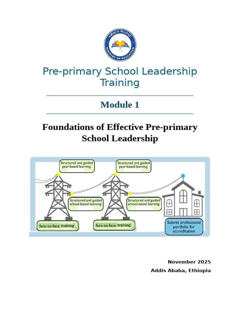1. Pre-primary NSLT Module 1 Nov 2025 Final | PDF | Child Development ...