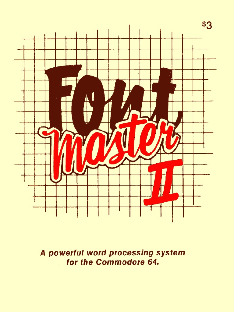 Fontmaster II User Manual | PDF | Word Processor | Control Key