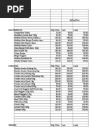BMT Meat Price List 2025 | PDF | Lamb And Mutton | Sausage