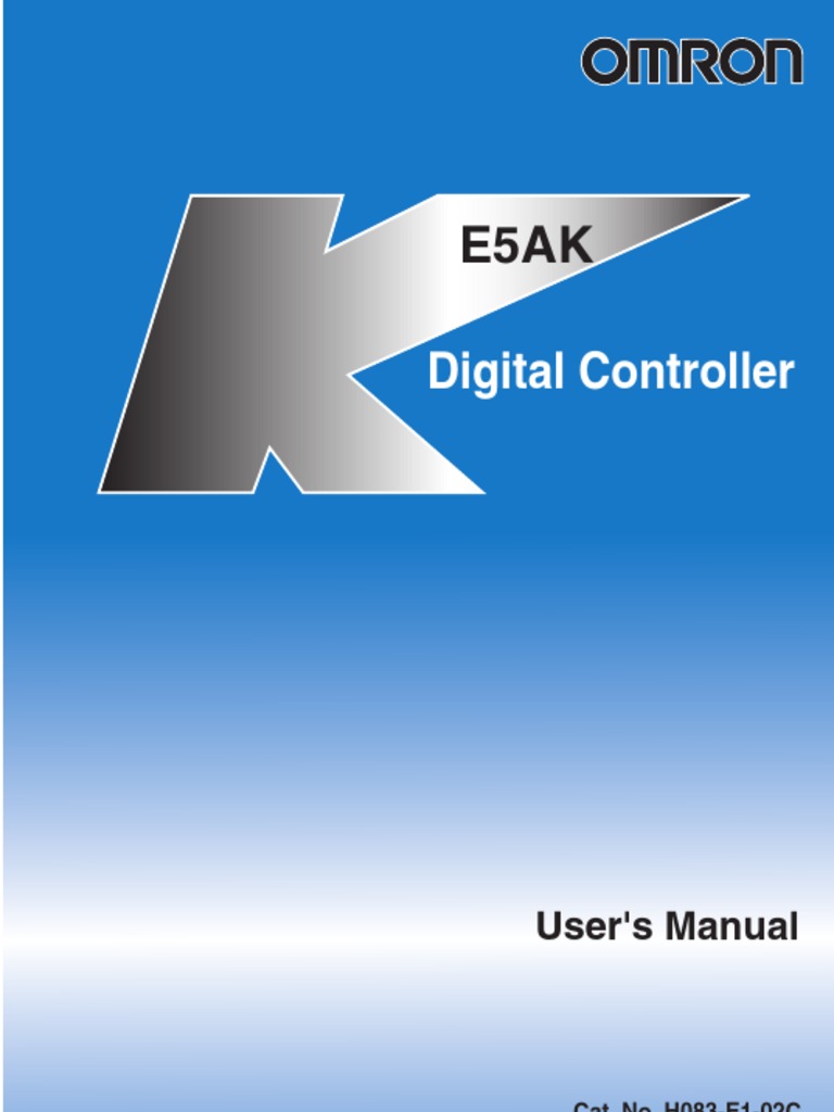 Omron E5AK | PDF | Parameter (Computer Programming) | Thermocouple