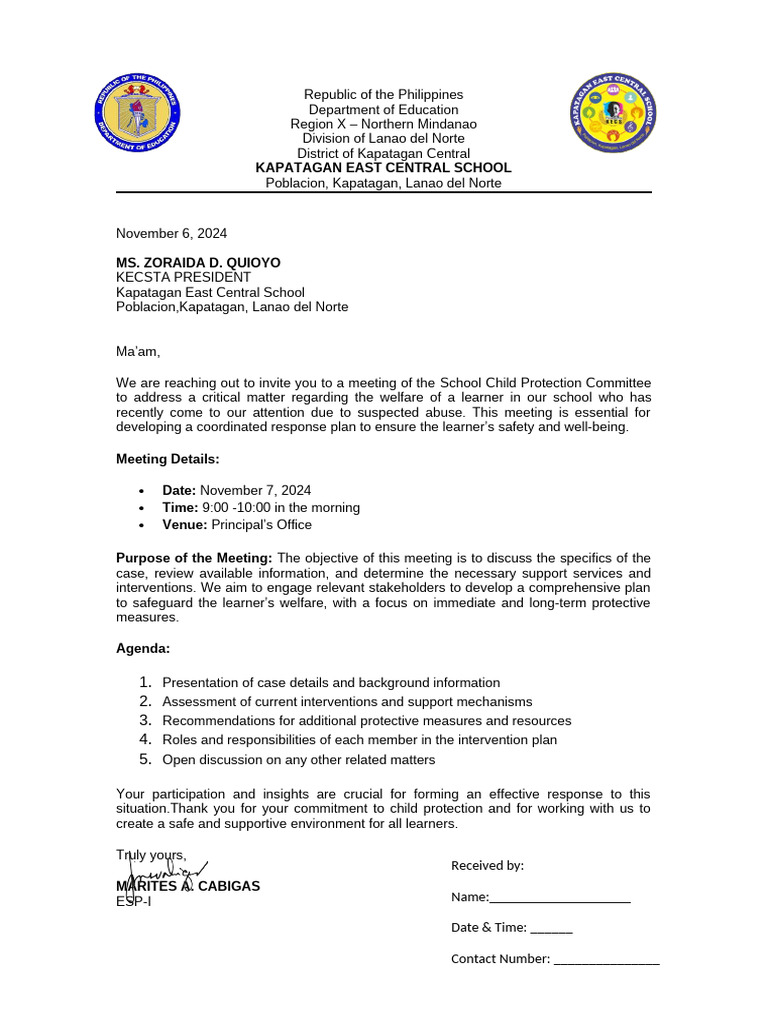 Letter Guest Speaker Career | PDF