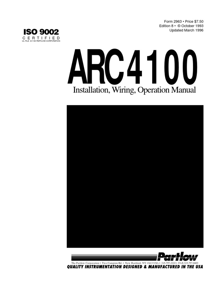 Partlow 4000 | PDF | Thermocouple | Relay