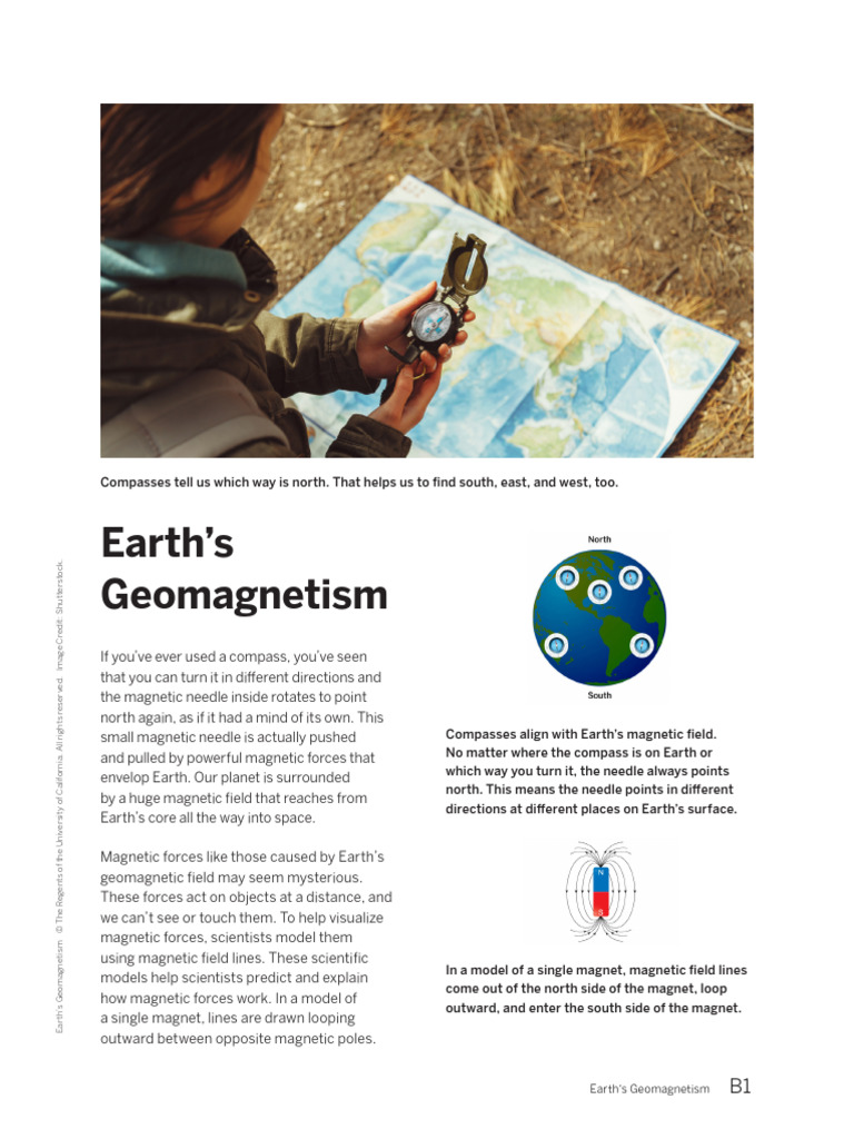 FRI Printable Article Earths Geomagnetism | PDF | Earth's Magnetic ...