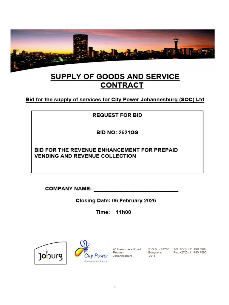 Bid Document 2621GS (002) | PDF | Conflict Of Interest | Taxes