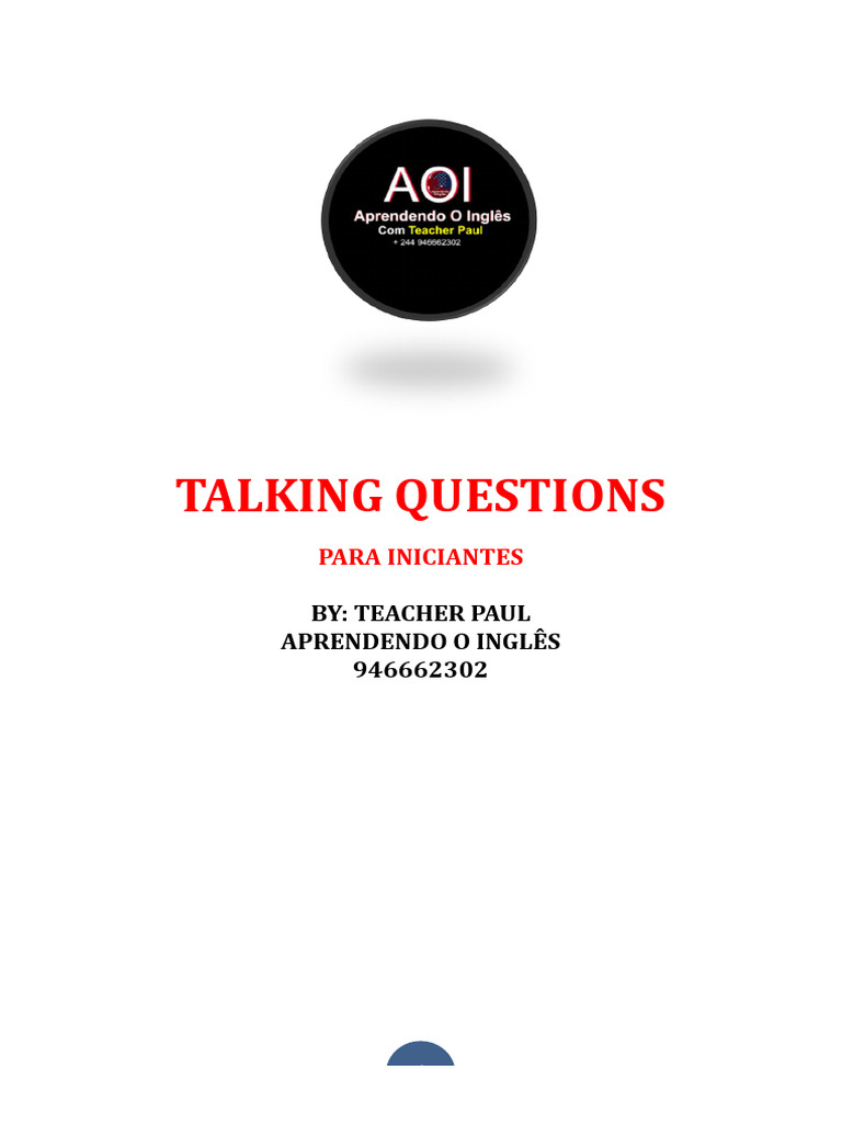 Talkng Questions - Paulo Miguel | PDF | Happiness | Teachers