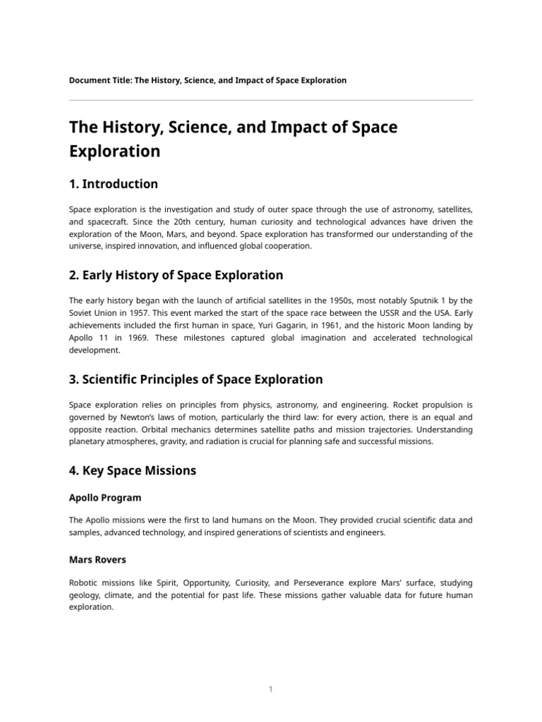 Scribd Ready Documents (7) | PDF | Space Exploration | Outer Space