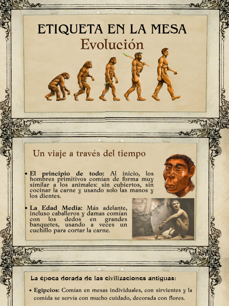 Prehistoric Age Media Evolution Presentation in Brown Vintage Style (2 ...