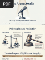Toastmasters Speech Contest Rulebook 2025 | PDF | Ballot | Camera