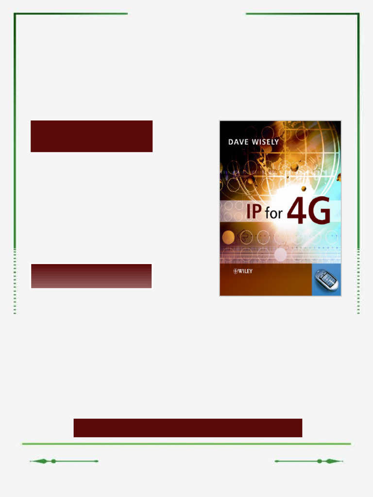 IP for 4G 1st Edition David Wisely ebook 2026 complete manual | PDF | Ip Multimedia Subsystem ...