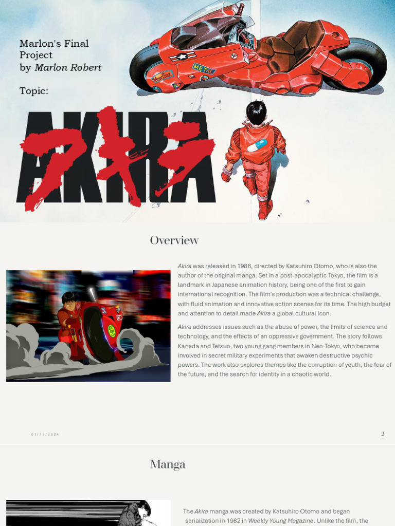 Akira: A Landmark in Anime History | PDF | Anime And Manga