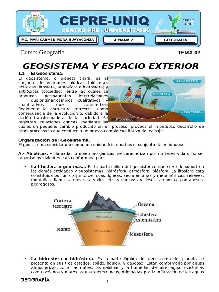 SEMANA 2 GEOSISTEMA Y ESPACIO EXTERIOR | PDF | Universo | Estrellas