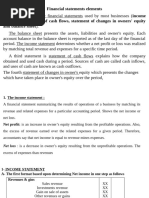 Grade 12 Income Statement & Balance Sheet | PDF