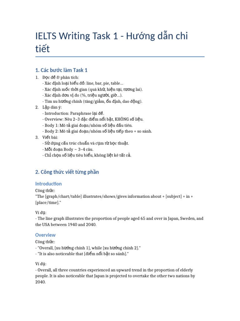 IELTS Task1 Detailed Guide v2 | PDF
