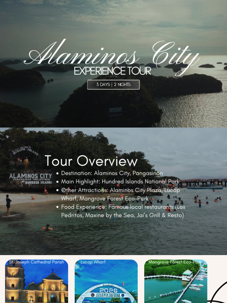 Alaminos City 3-Day Tour Package | PDF | Payments