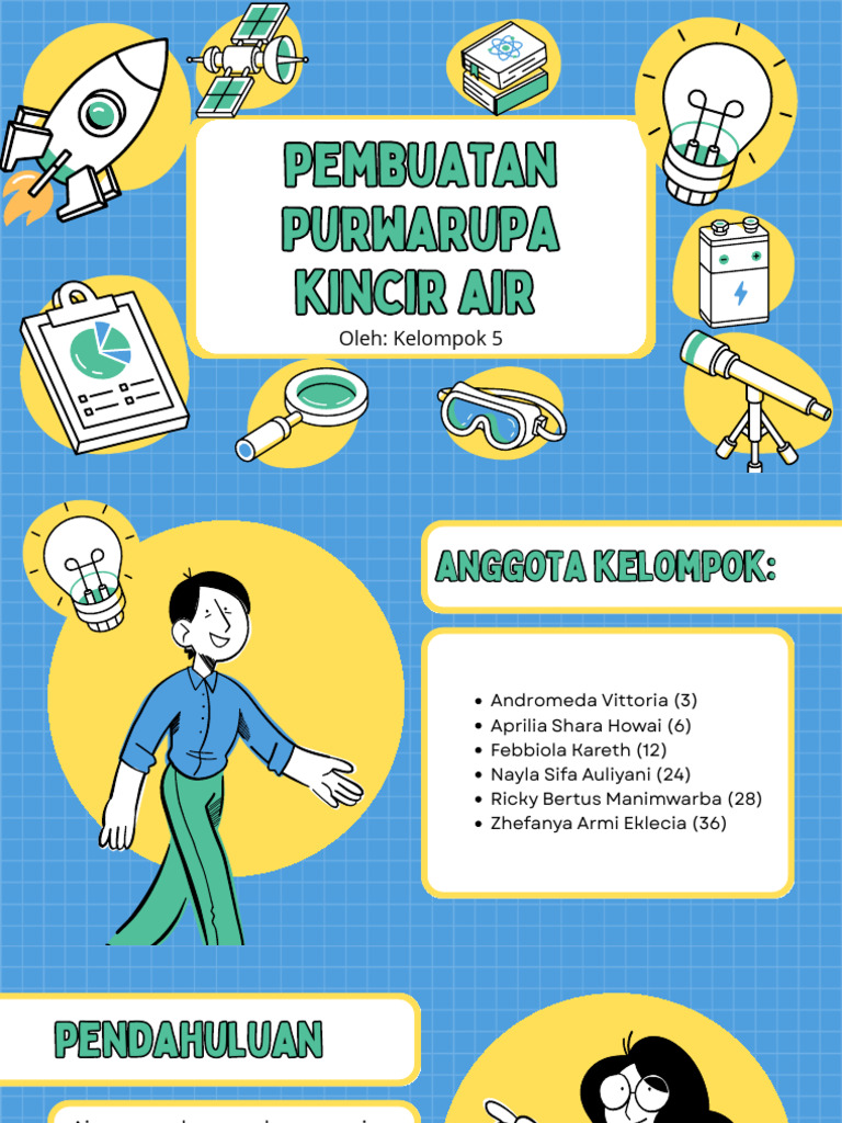 Purwarupa Kincir Air: Energi Alternatif | PDF