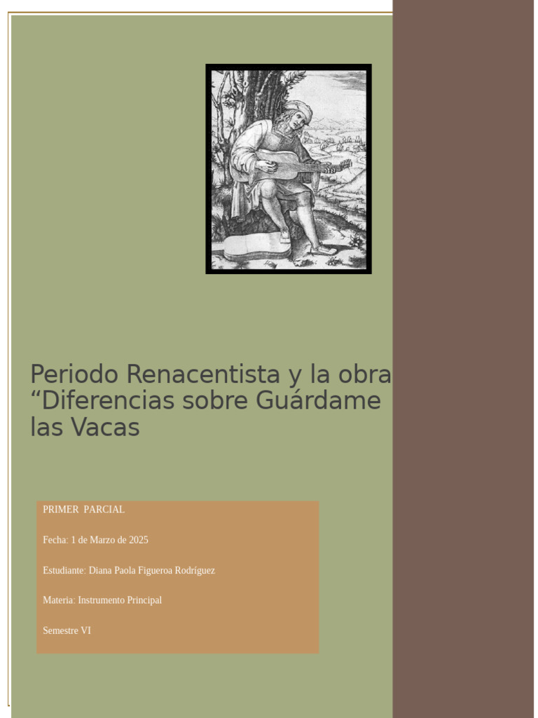 T. E GUARDAME LAS VACAS | PDF | Renacimiento | Edades medias